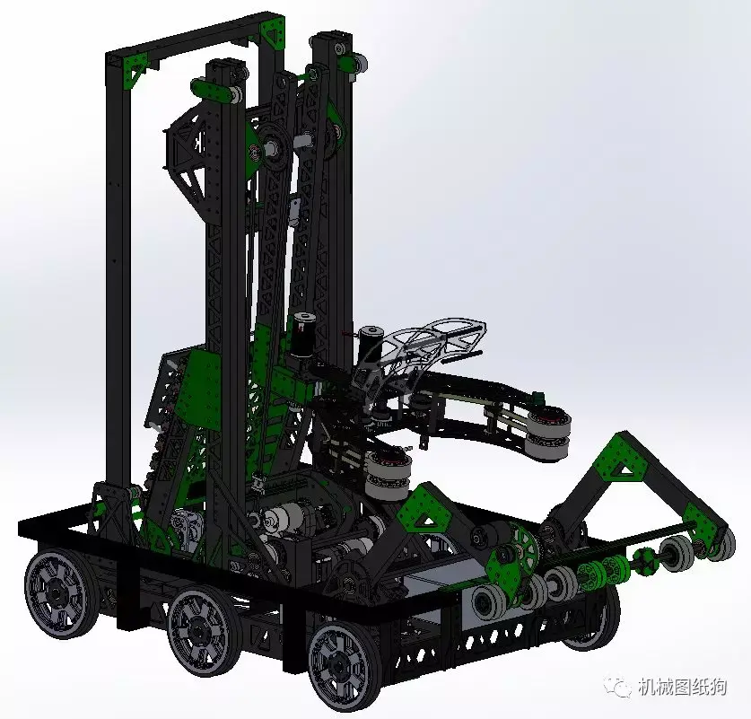 【机器人】FRC 2630号 grimlock机器人车3D数模图纸 STEP格式 - 知乎