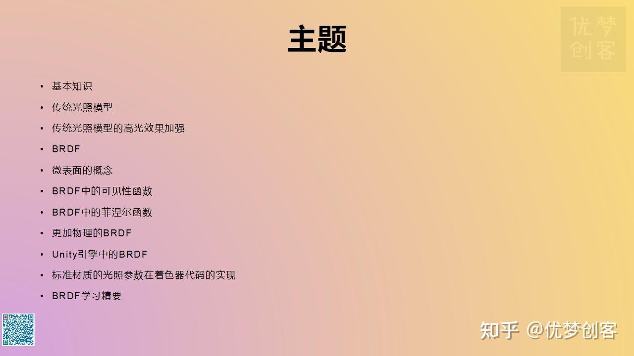 [深入浅出] PBR x BRDF 原理与Unity实现 - 知乎