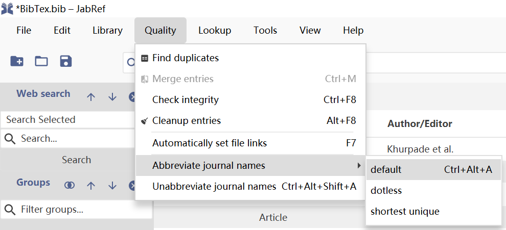 争做驯龙高手，使用Bibtex进行文献引用——开源文献管理软件推荐：JabRef - 知乎