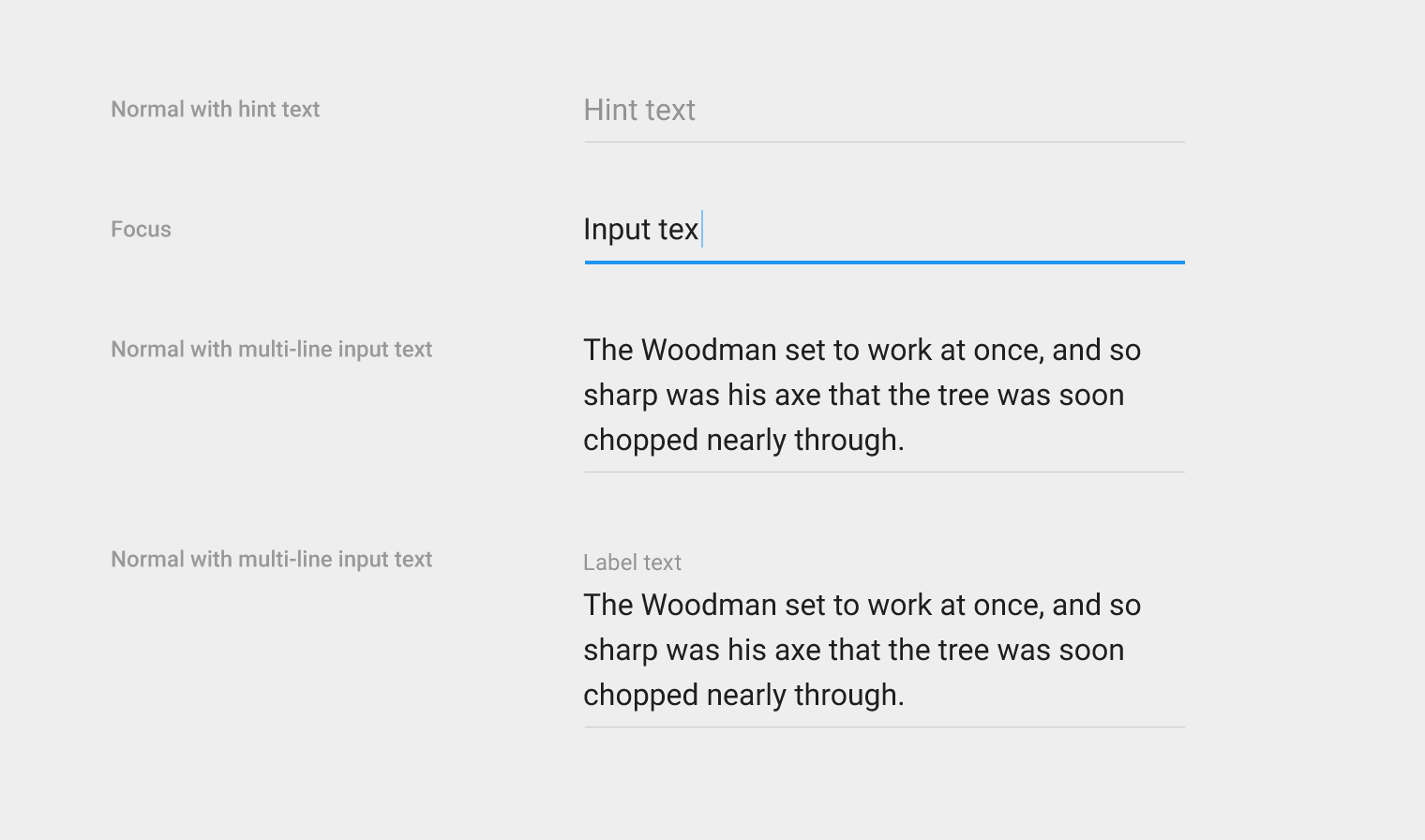 Material Design 的UI组件设计：Text fields文本框 （上） - 知乎