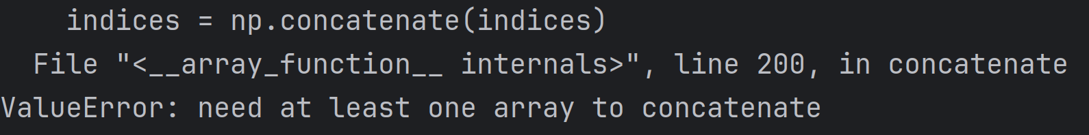 Valueerror Need At Least One Array To Concatenate 知乎