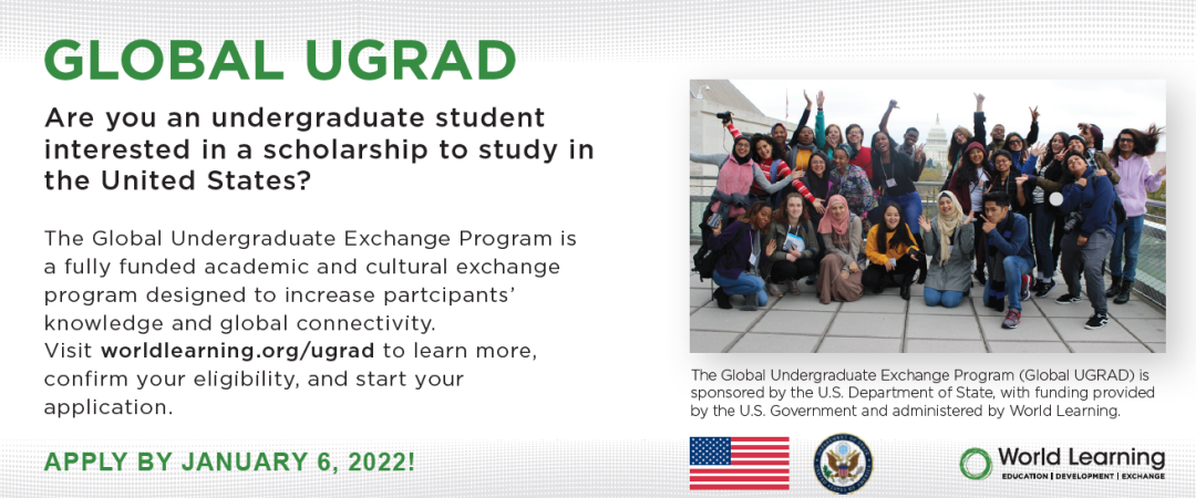 美国全额资助全球本科生交流项目（Global UGRAD）2022-2023 - 知乎