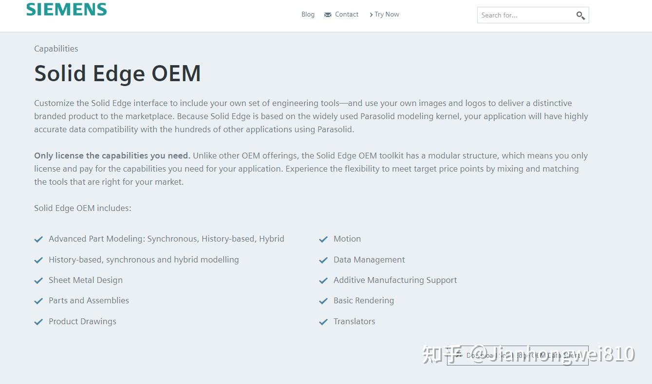 拿什么拯救你，西门子Solid Edge。 - 知乎
