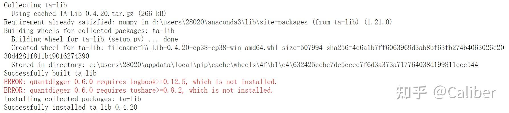 如何装 64-bit ta-lib - 知乎