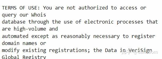 用Python程序进行whois查询 - 知乎