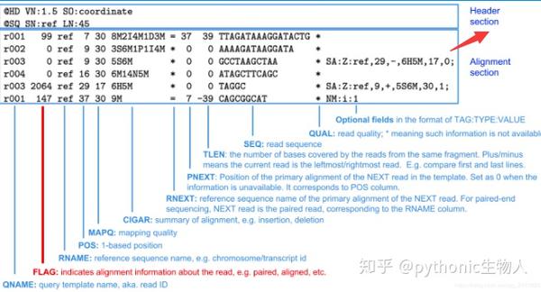 NGS数据格式02-SAM/BAM最详细解读 - 知乎