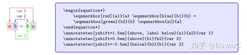 LaTeX如何给数学公式做注释 - 知乎