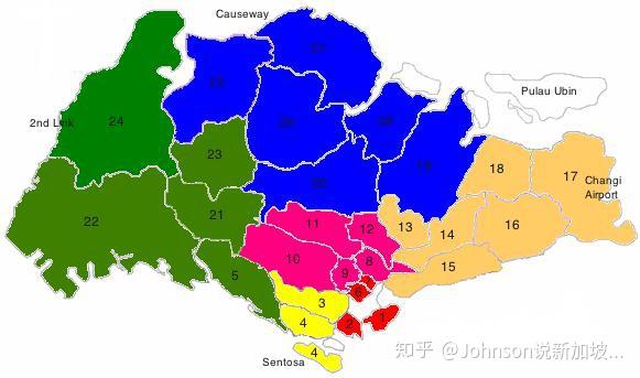 新加坡片区划分，分分钟了解狮城 - 知乎