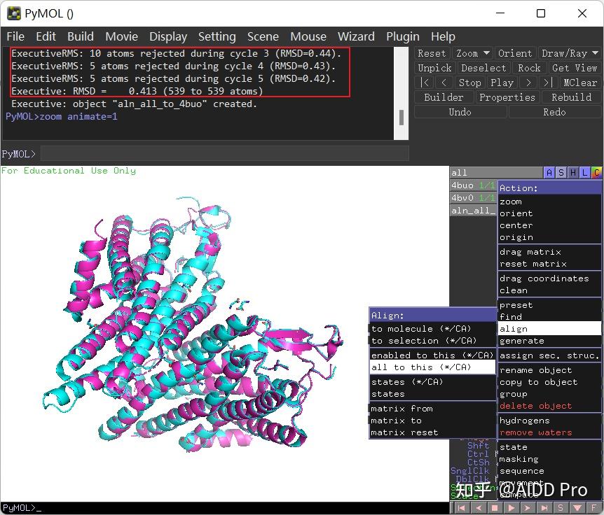 PyMOL入门基础--分子三维结构可视化教程（下篇） - 知乎