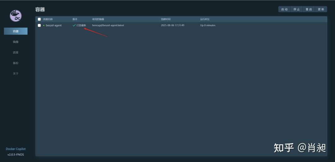 飞牛 NAS 手动更新 Docker 镜像：dockerCopilot - 知乎