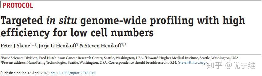 两篇文献带你快速了解CUT&RUN技术 - 知乎