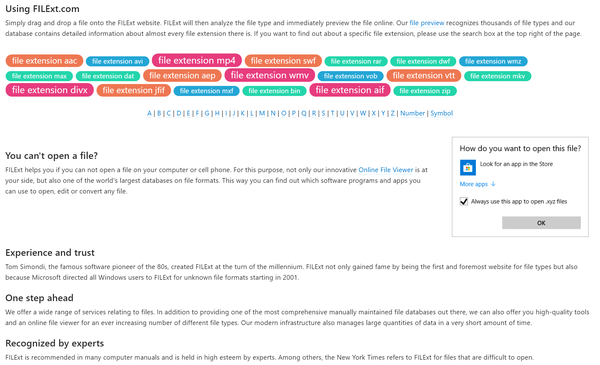 推荐网站：FILExt——查找各种格式文件的打开方式 - 知乎