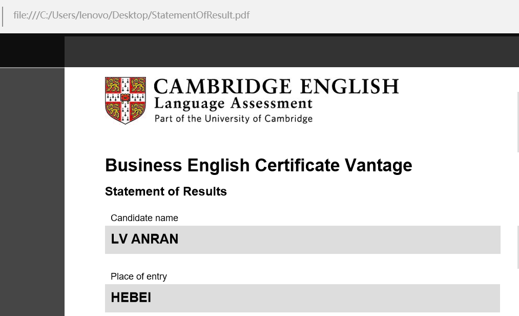 剑桥商务英语（BEC）成绩查询方法 - 知乎