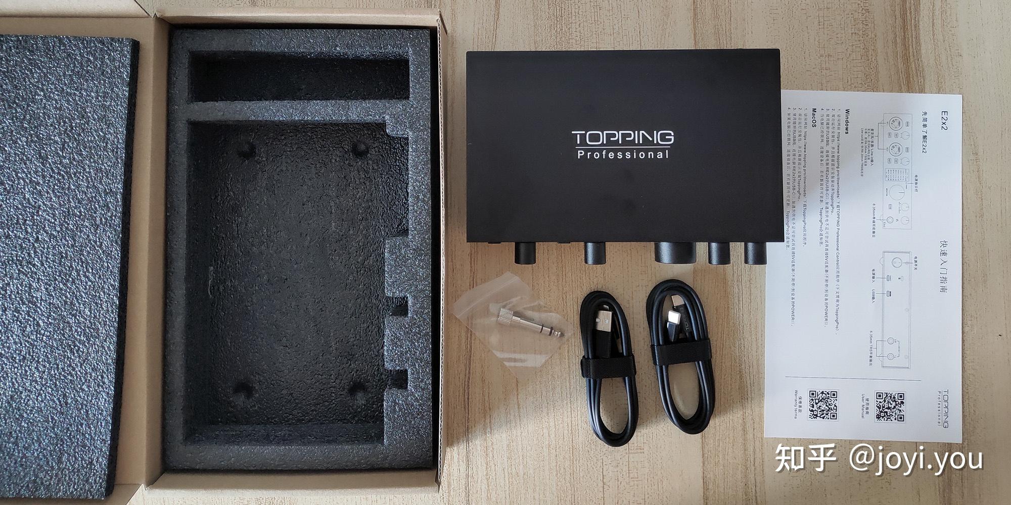 TOPPING Professional E2x2声卡 - 知乎