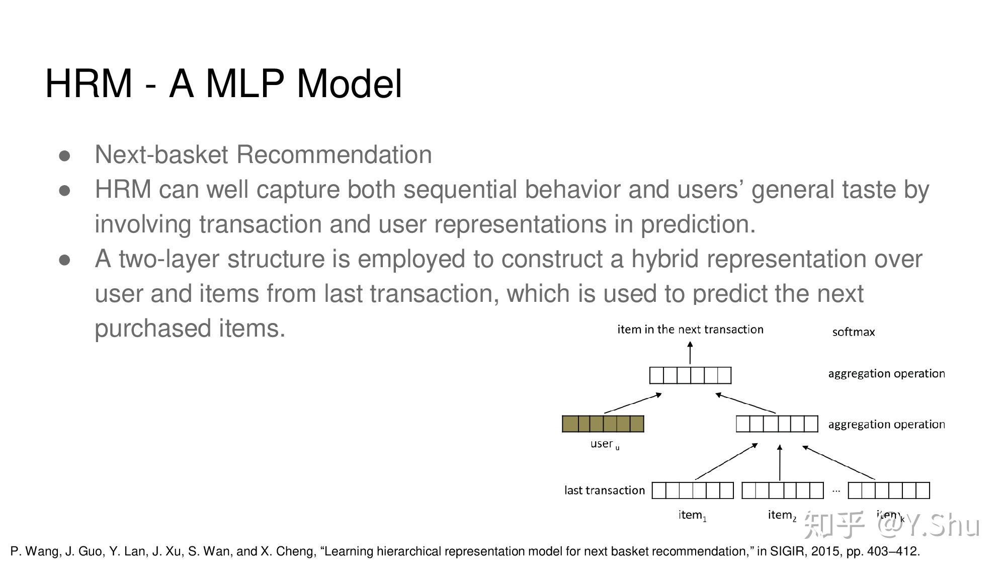 Deep Learning For Sequential Recommendation 简介 知乎