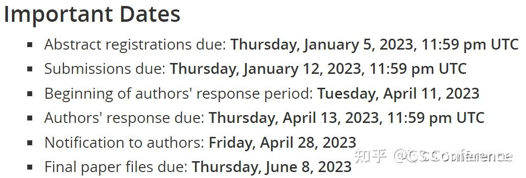 USENIX ATC'23 | 截稿在即，系统领域顶级会议！清华、计算所、华中科大等国内单位共计12位学者担任PC成员！ - 知乎