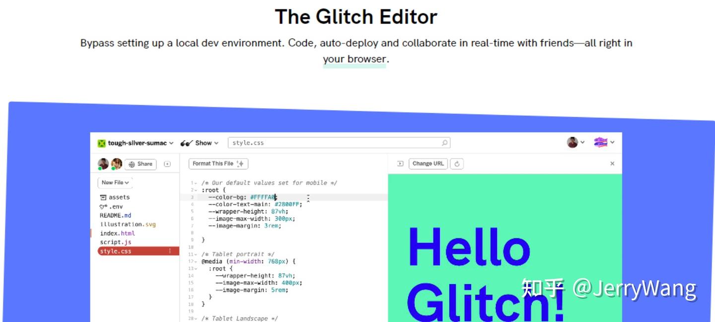 web 应用在线编辑器 glitch 简介 - 知乎
