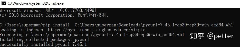 win10 python39安装pycurl - 知乎