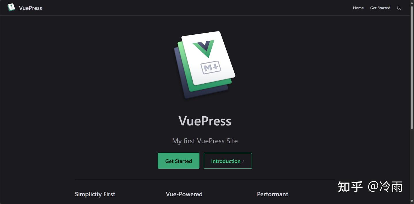 美观的静态网站生成工具VuePress - 知乎