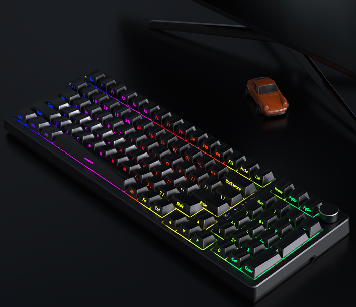 横看成凛 侧成锋！黑爵AK992侧刻版三模gasket机械键盘 - 知乎