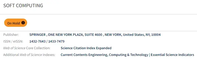 “毕业神刊”On Hold已达5个月，国内发文断层领先，这本CCF推荐-C类SCI期刊前途未卜 - 知乎