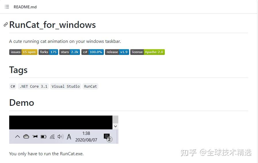 生活在任务栏的猫, CPU使用率越高它就跑的越快 - 知乎