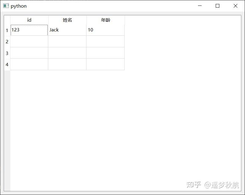 QTableView的用法 - 知乎