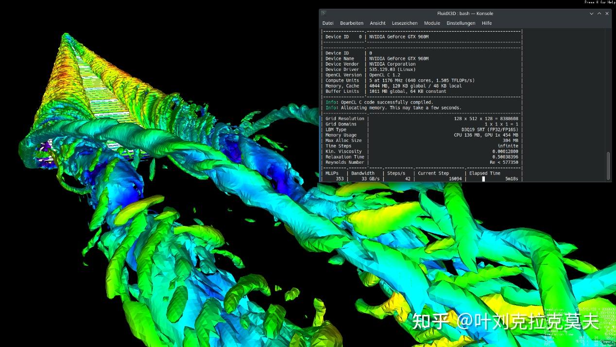 开源科学工程技术软件介绍8 – 计算流体力学软件FluidX3D - 知乎