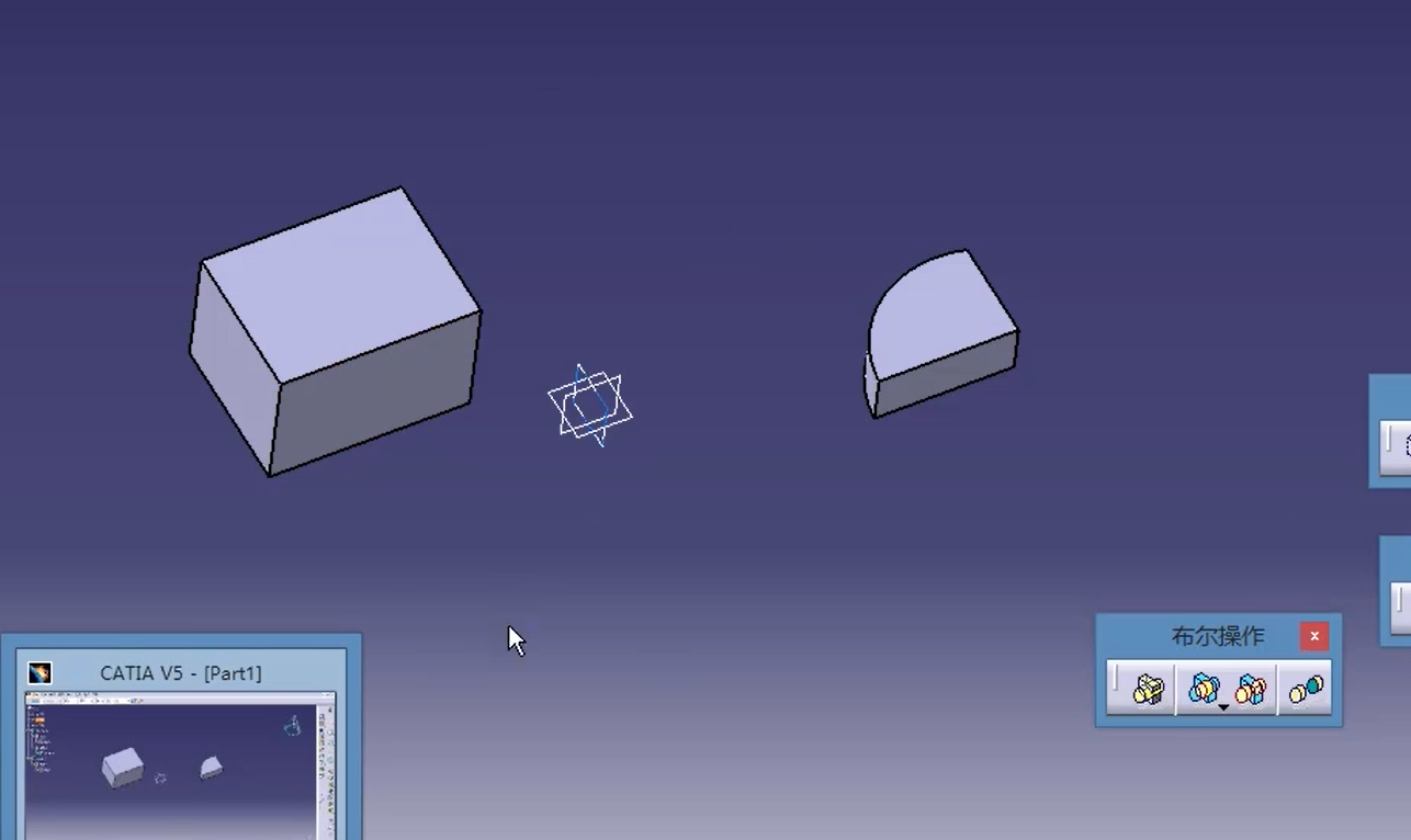 catia中怎么进行剪切3D模型 - 知乎