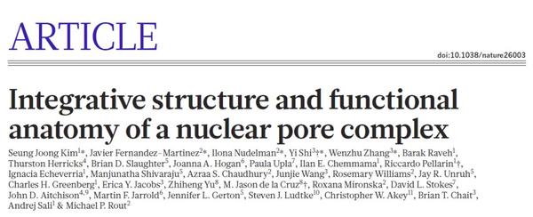 结构生物学的“圣杯”，1亿道尔顿的核孔复合体结构首次呈现——专家点评 - 知乎