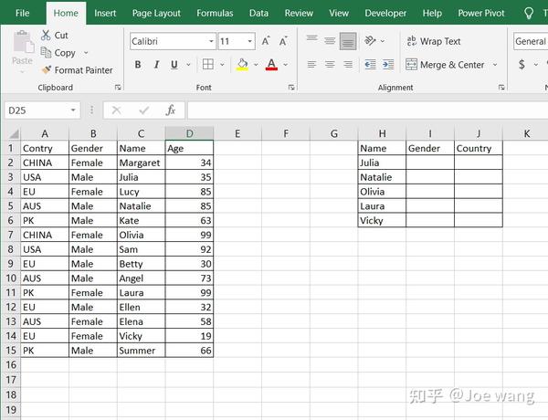 玩转EXCEL-INDEX+MATCH和OFFSET+MATCH查询详解 - 知乎
