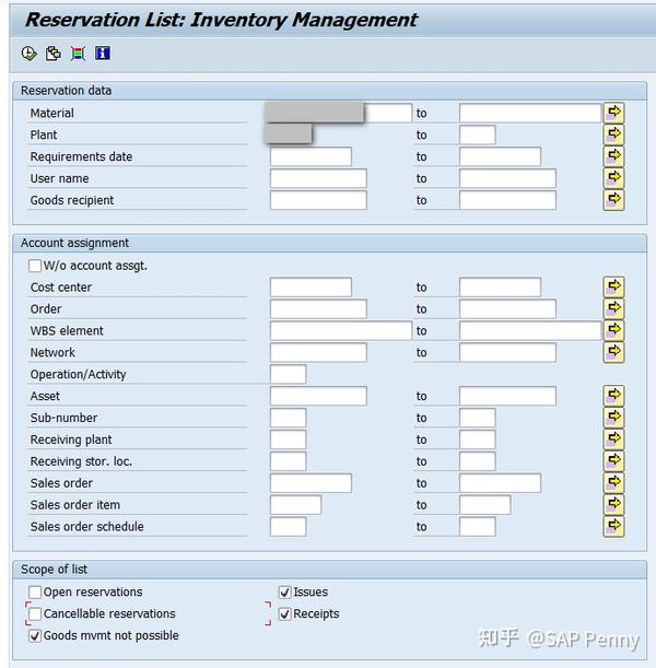 SAP 查询预留MB24 - 知乎