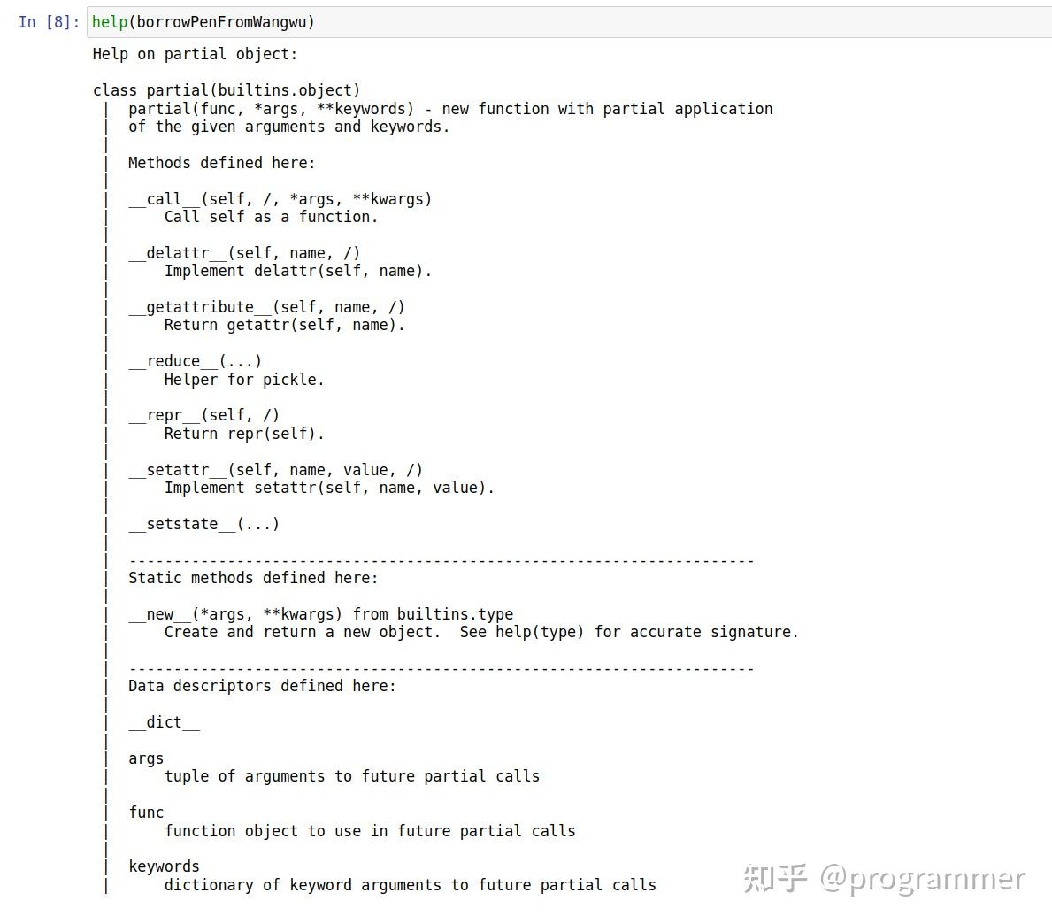 functools模块使用的partial内置函数说明和update_wrapper外置函数说明 - 知乎