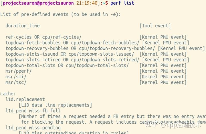 Linux 性能分析工具 perf 的使用指南 - 知乎