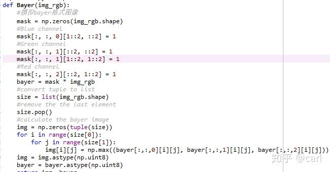 图像bayer格式介绍以及bayer插值原理 - 知乎