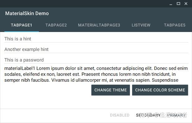 基于Material Design风格开源、免费的WinForms UI控件库 - 知乎