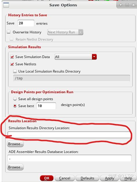 修改仿真器ADE Assembler/Explorer/XL/L 默认仿真结果路径 (simulation results directory ...