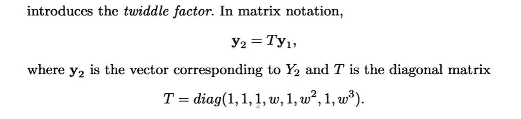 [搬运] Cooley-Tukey FFT算法 （Tensor Product 描述) - 知乎