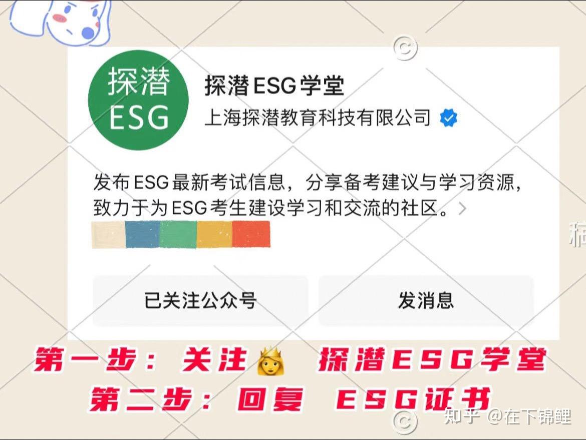 史上最全ESG证书集合攻略！ - 知乎