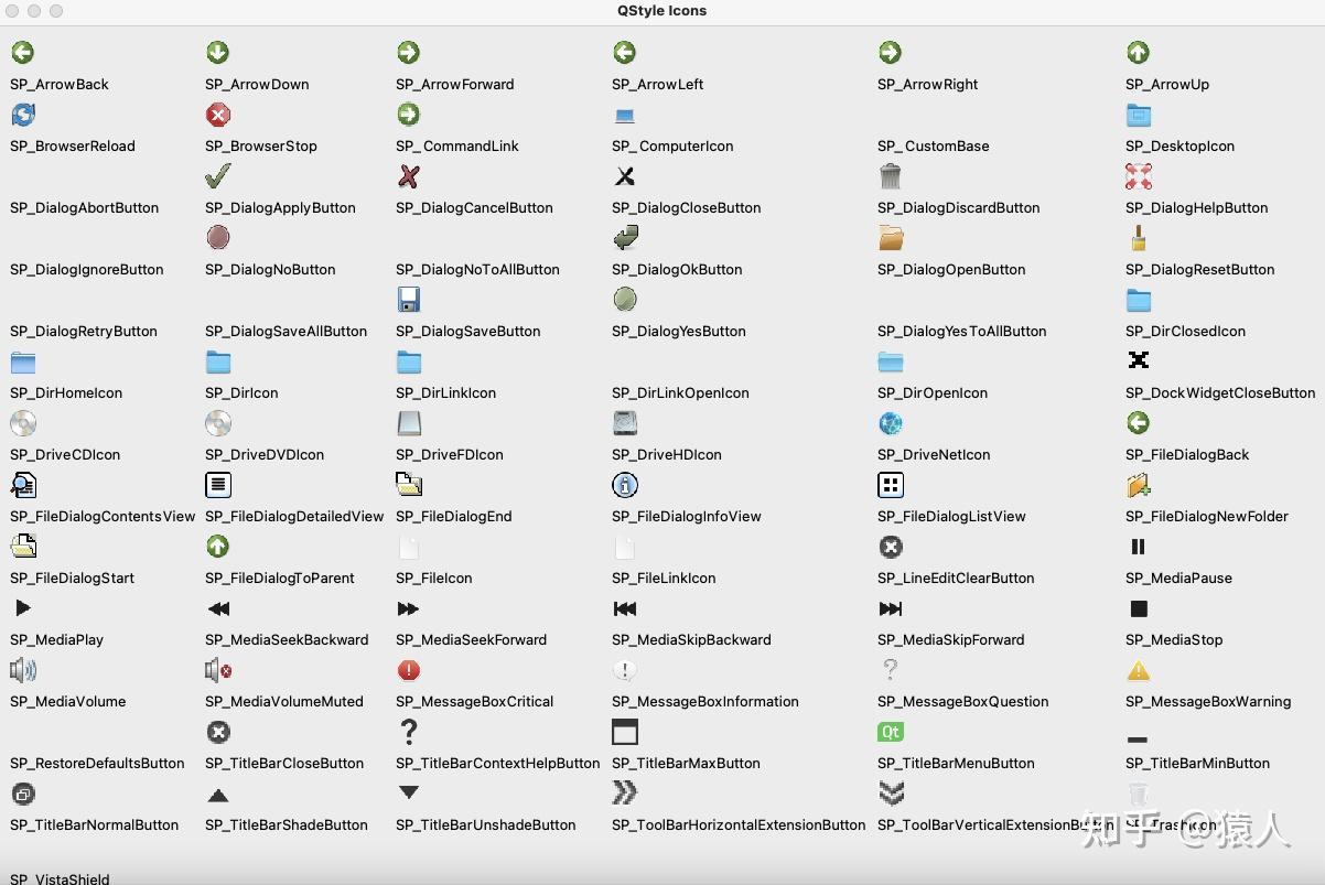 使用Qt内置的图标QStyle - 知乎