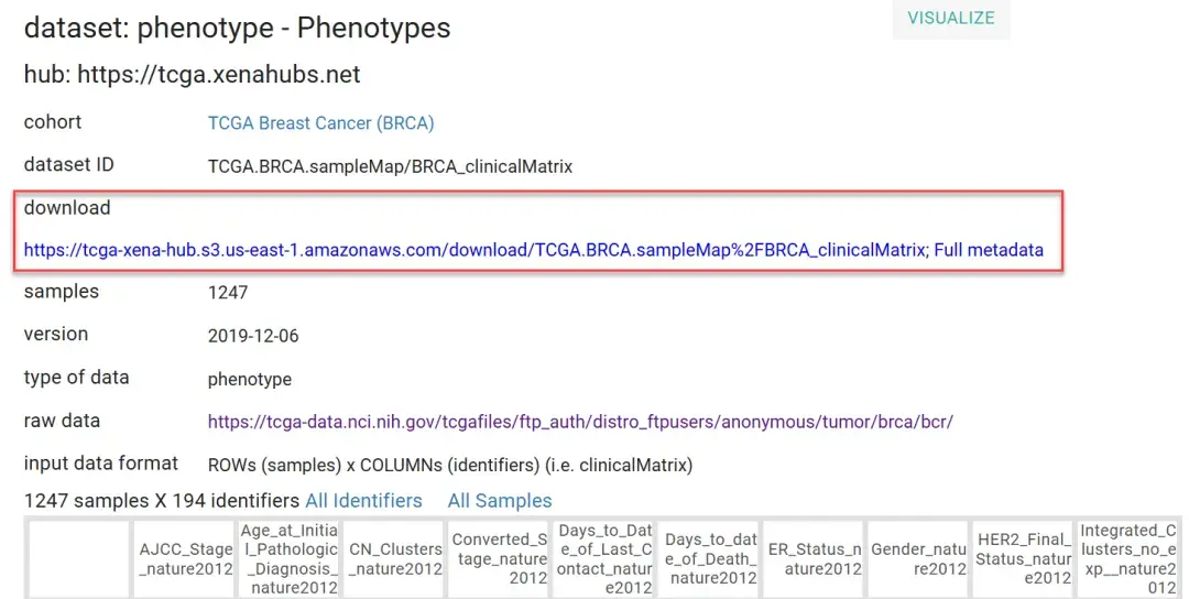 UCSC Xena无法下载TCGA数据了？！ - 知乎