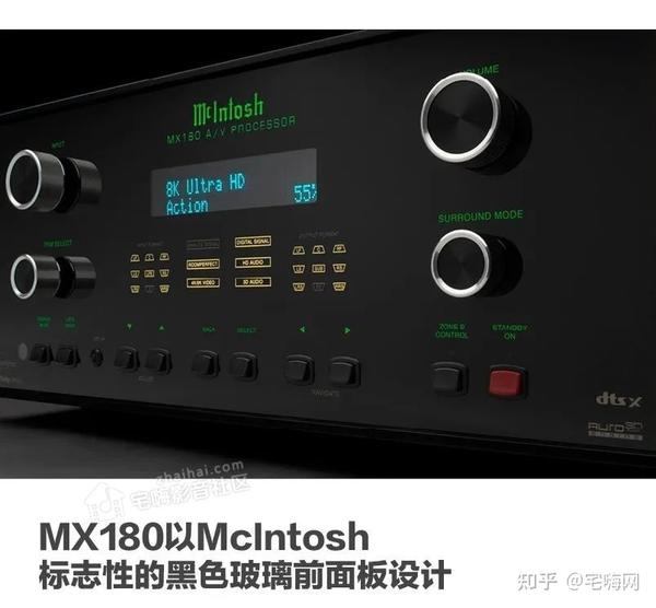 [简评] McIntosh麦景图MX180家庭影院前级处理器，打造极致影院 - 知乎