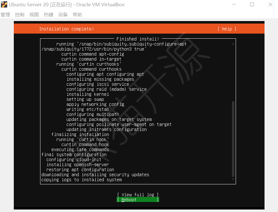 在VirtualBox中安装Ubuntu Server 20 - 知乎