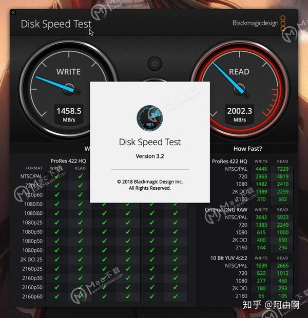 硬盘测速工具：Blackmagic Disk Speed Test Mac - 知乎