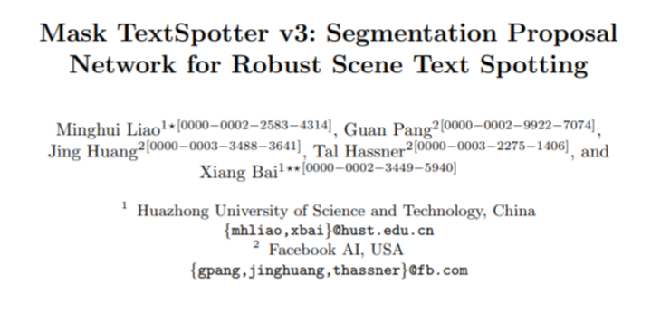 Mask Textspotter V3 来了！最强端到端文本识别模型 知乎