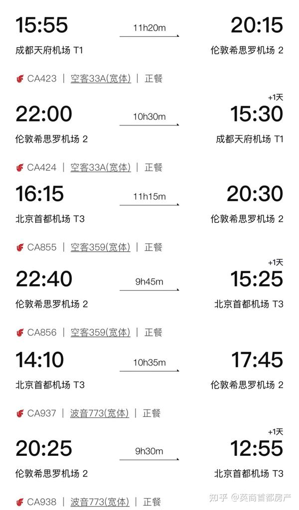新增多条中英直飞航线！回国或来英买哪个航班的机票既便宜又省心？最新购票攻略，看到就是赚到！ - 知乎