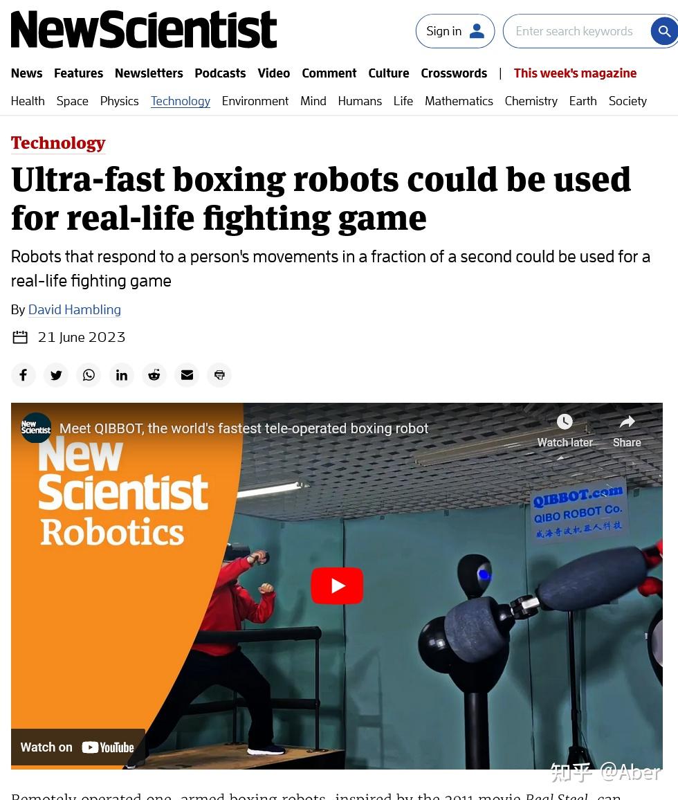 世界上最快的遥操作机器人：QIBBOT拳击机器人项目的四年历程 - 知乎