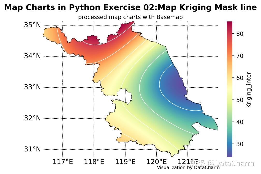 空间绘图 | Python-pykrige包-克里金(Kriging)插值计算及可视化绘制 - 知乎