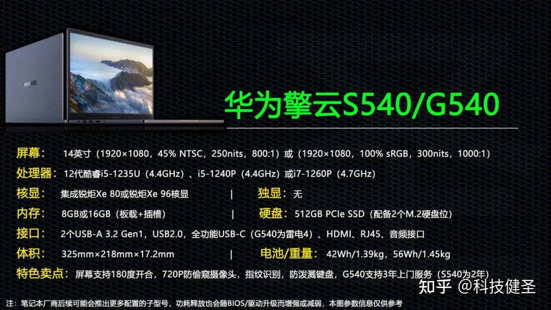 凭啥叫商用本标杆？华为擎云G540和擎云S540有何特别之处？ - 知乎