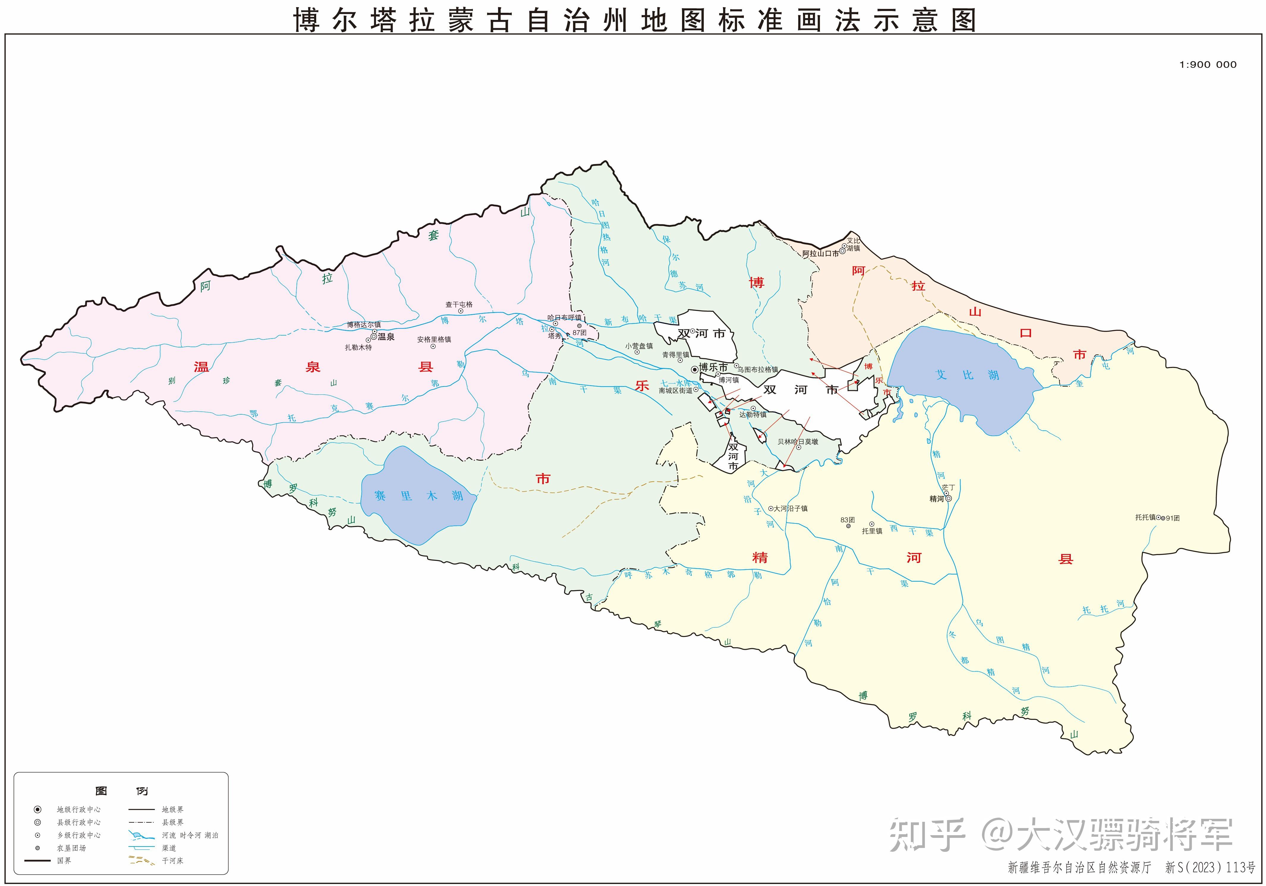 图文解读新疆2023年行政区划（4地级市5自治州5地区高清地图） - 知乎